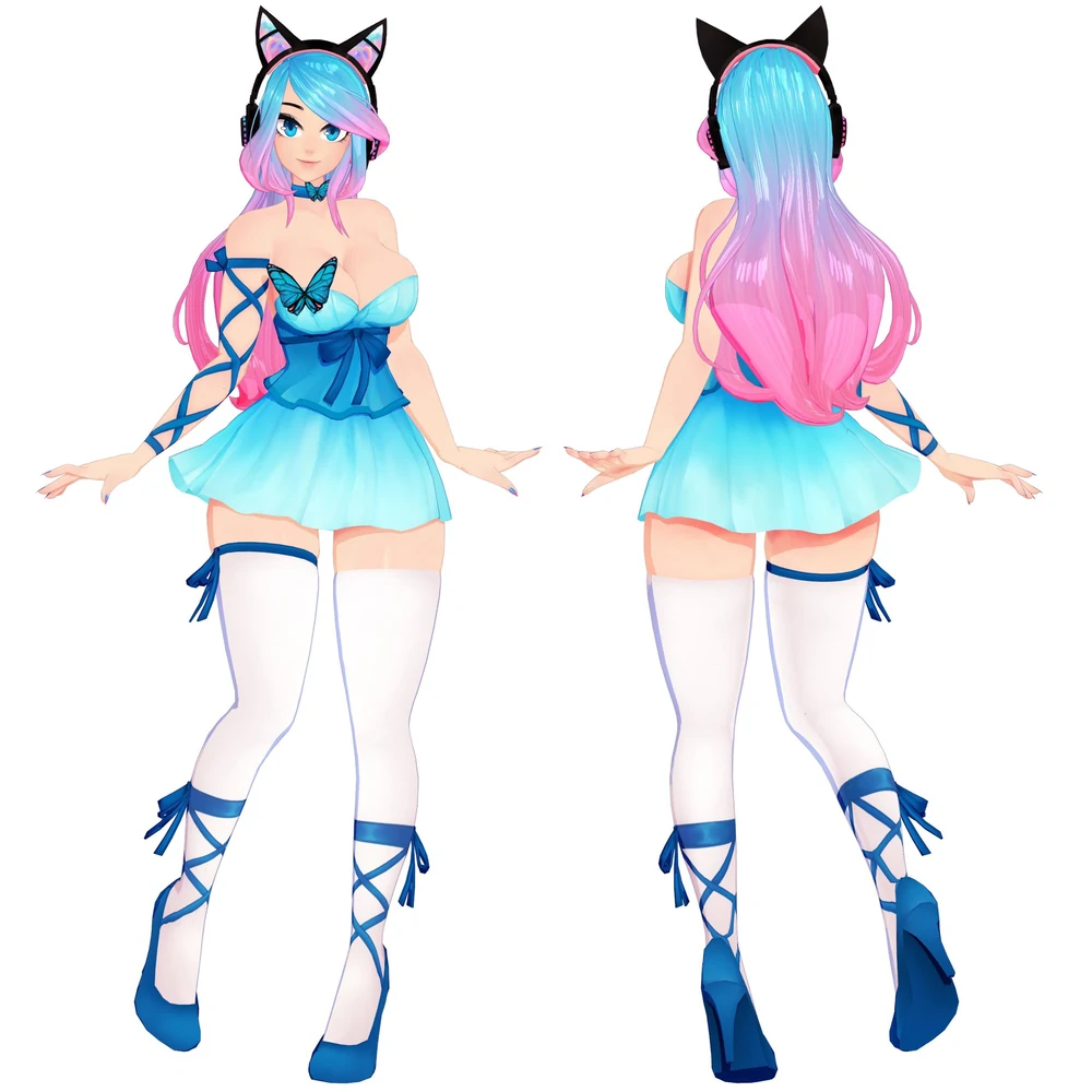 File:Silvervale blue dress 3D ref sheet.webp - 萌娘百科_万物皆可萌的百科全书